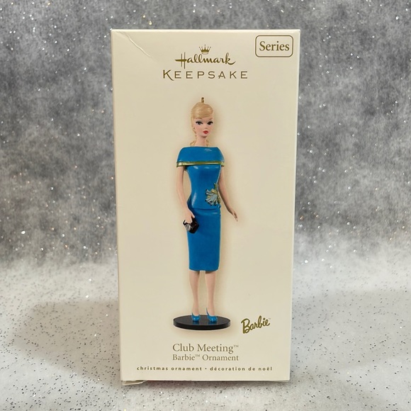 Hallmark | Holiday | Barbie Club Meeting Barbie Ornament B | Poshmark